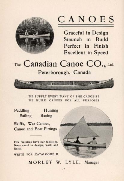 1905 Canadian Canoe Company | Wooden Canoe Museum